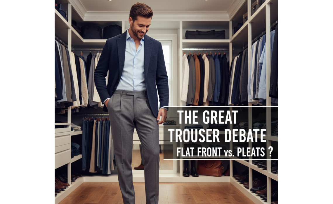 Flat Front vs. Pleated Trousers: Which Style Is Right for ...